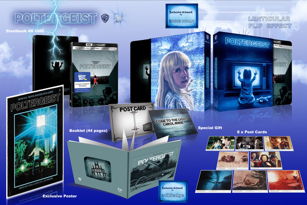 POLTERGEIST - CMA#34 - BOX SET (Steelbook 4K UHD + Blu Ray) [300 ...